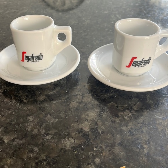 segafredo | Dining | Segafredo Zanetti Espresso Cups And Saucers | Poshmark